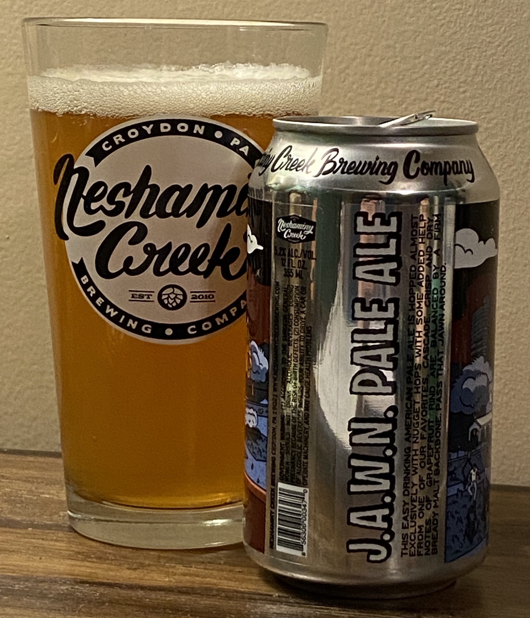 Neshaminy Creek Brewing Company | JAWN Pale Ale - PorchDrinking